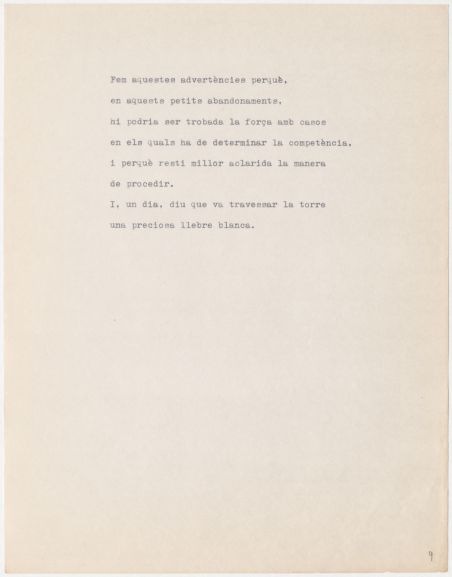 [Un poema en vers lliure] | MACBA Museo de Arte Contemporáneo de Barcelona